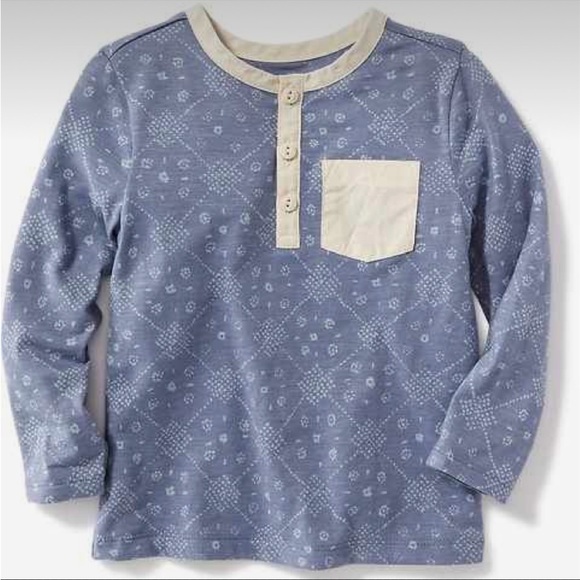 Old Navy | Shirts & Tops | Boys Patterned 4t Henley Shirt Boys 4t Old ...